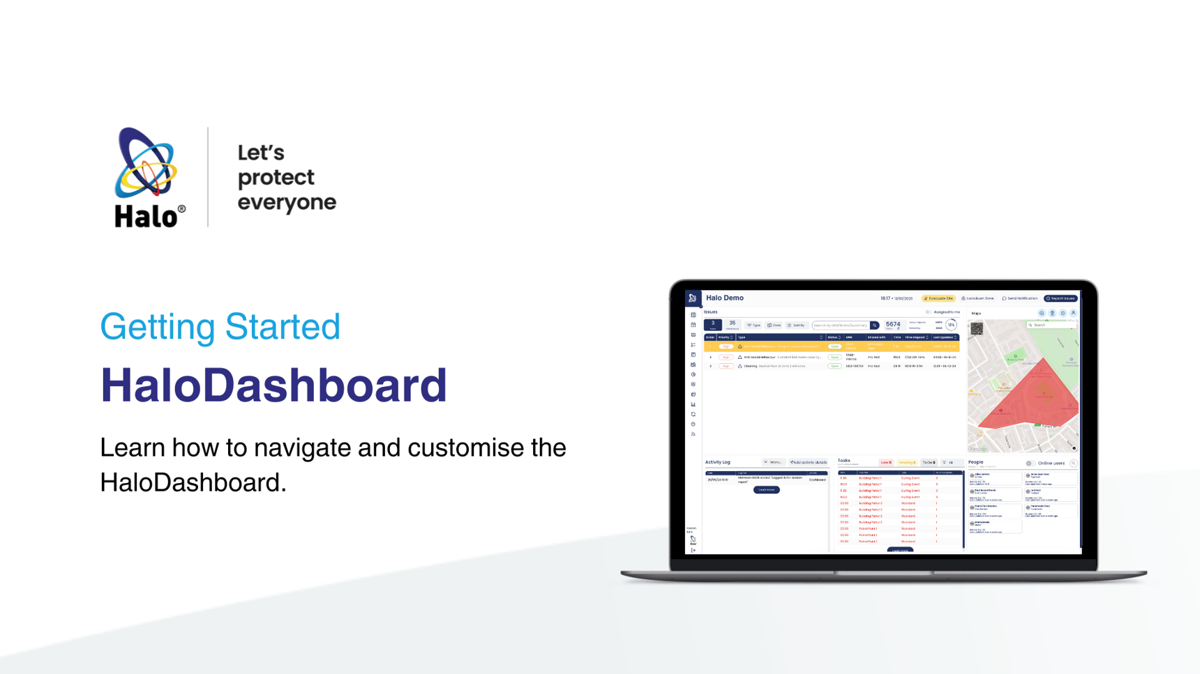 Getting Started in the HaloDashboard
